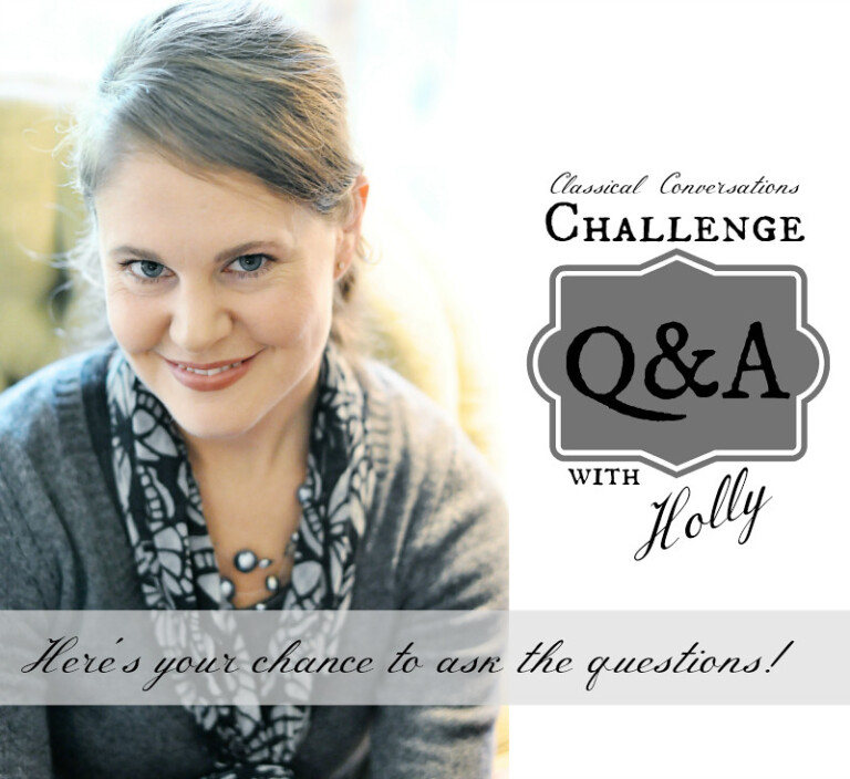 Classical Conversations Challenge ~ Q&A with Holly – Mt. Hope Chronicles